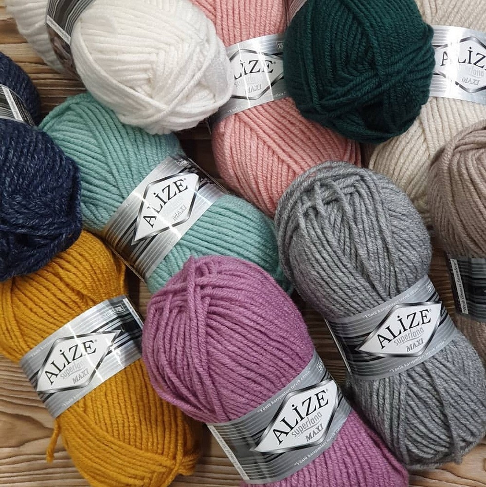 Пряжа Superlana Maxi ALIZE (Суперлана макси Ализе) - Пряжа в Гомеле